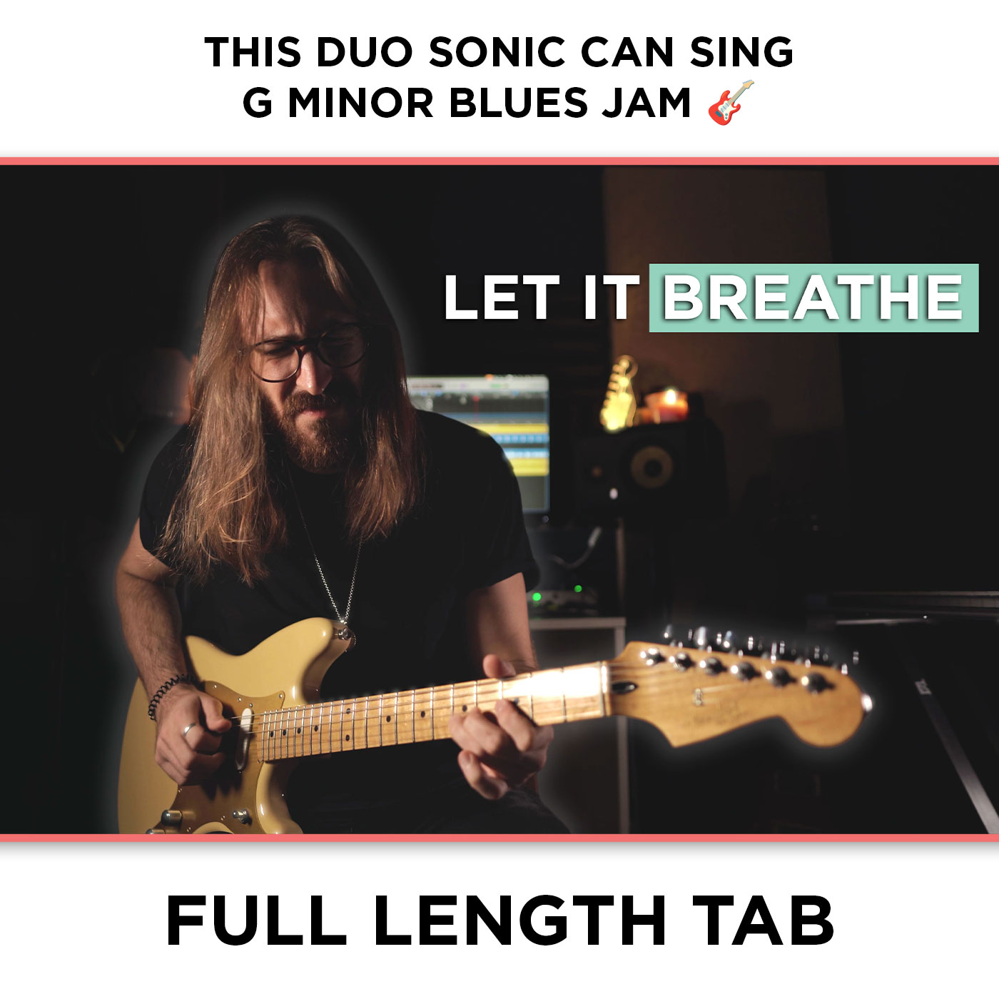 TAB | This Duo Sonic Can Sing | G Minor Blues Jam 🎸 – Dimitris Loizos